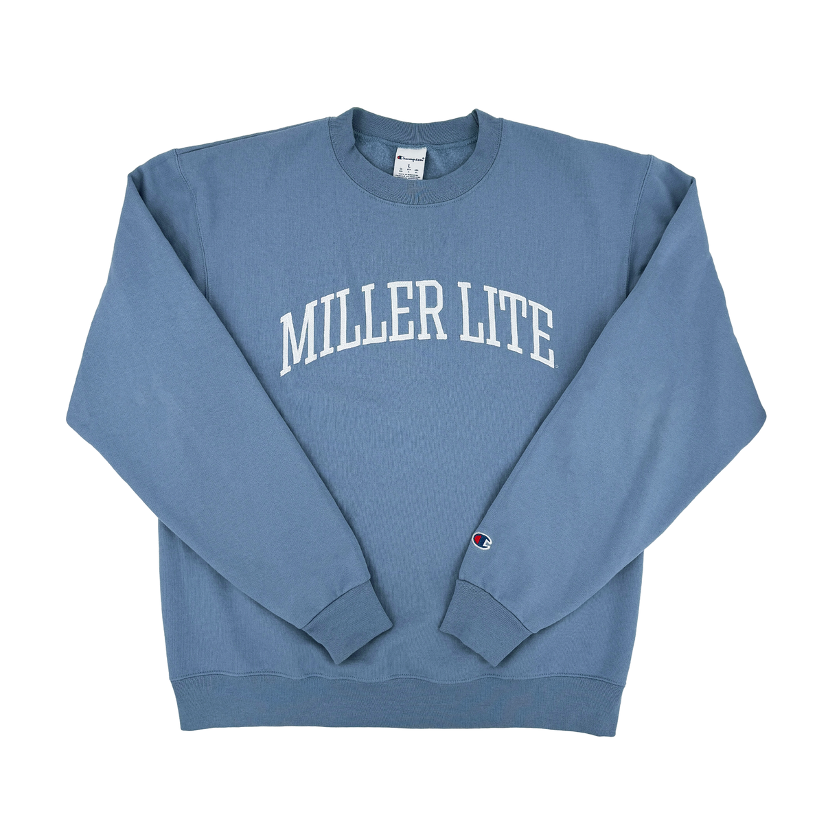 Lite Blue Champion® Crew Sweatshirt – Miller Lite Shop