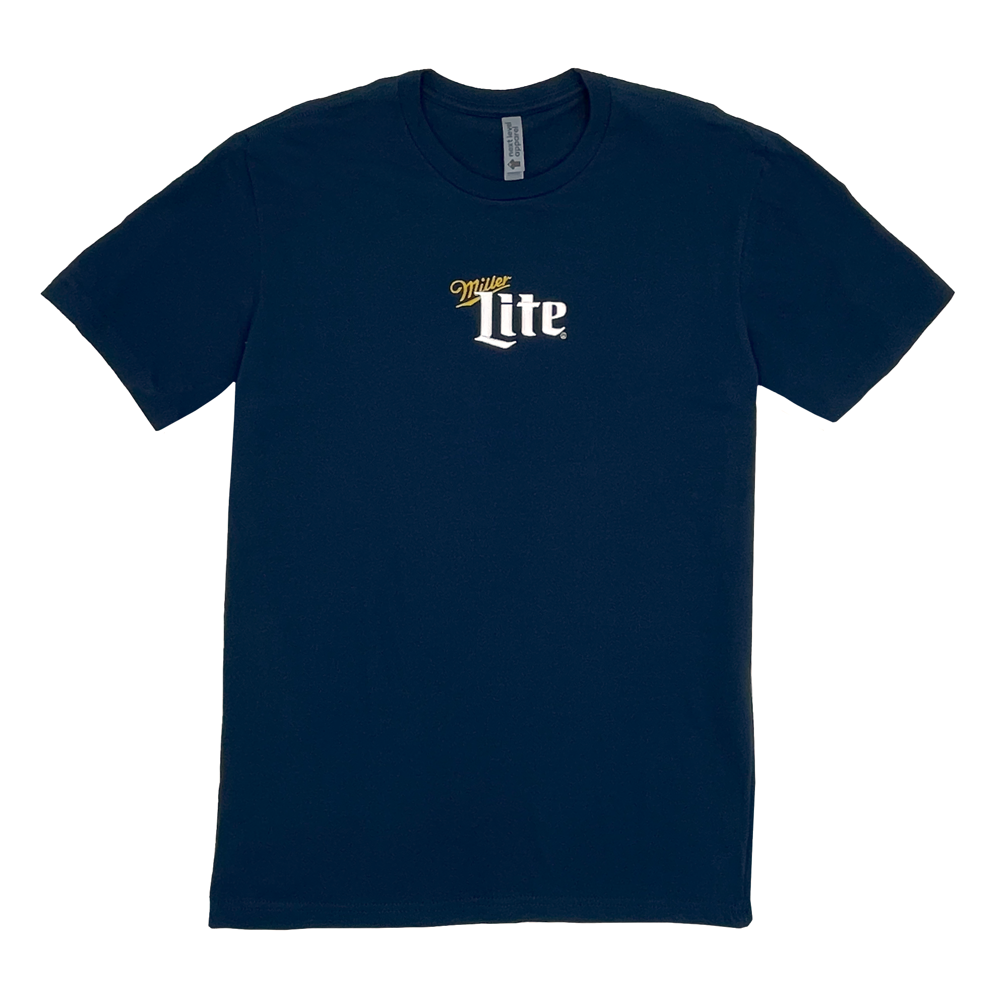 MILLER LITE NAVY EMBROIDERED TEE – Miller Lite Shop