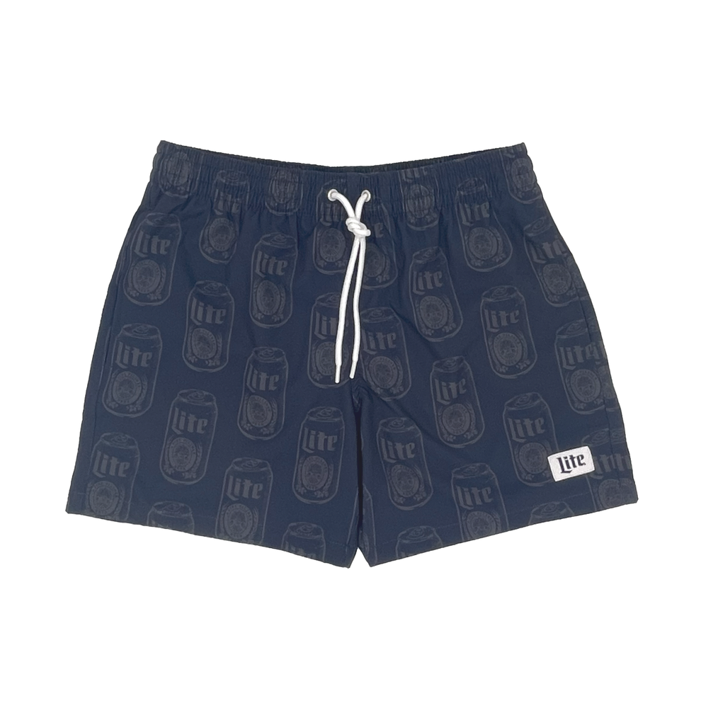 MILLER LITE CAN PRINT SWIM TRUNKS – Miller Lite Shop